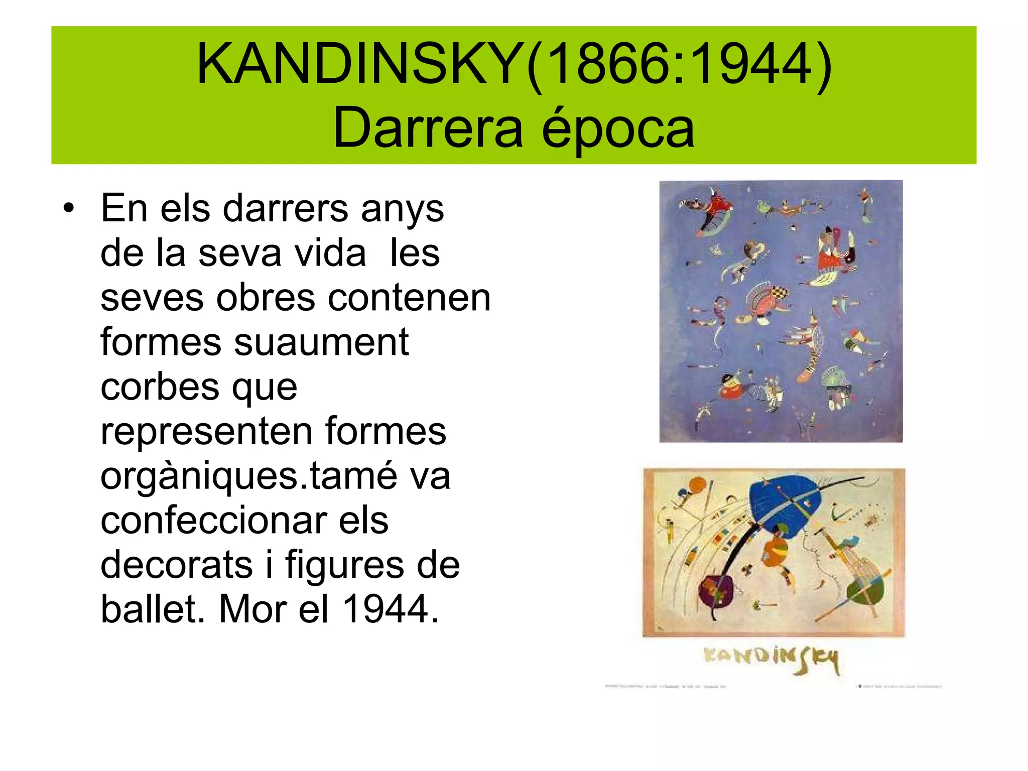 Presentació Kandinsky | PPT