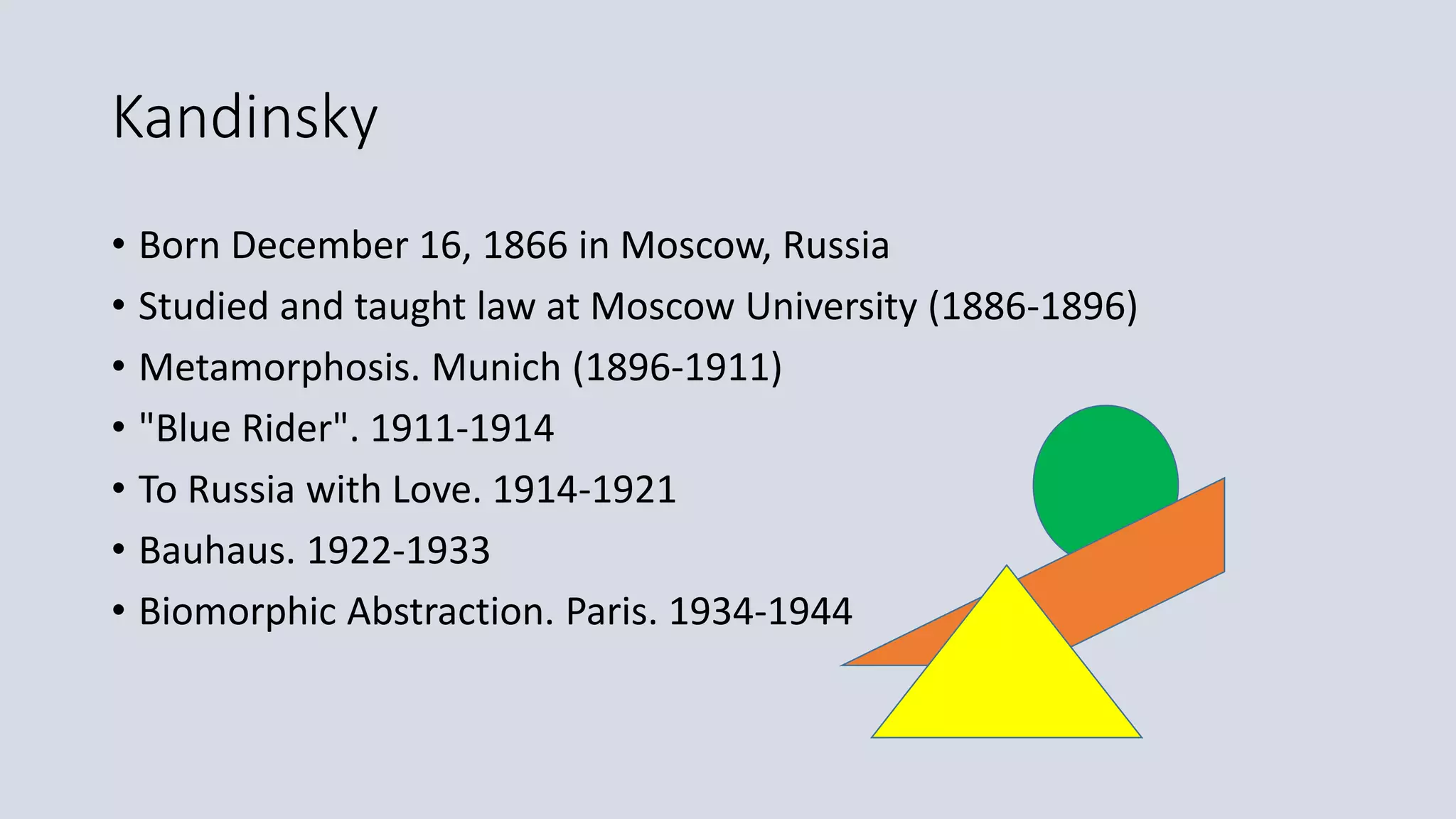 Kandinsky | PPTX