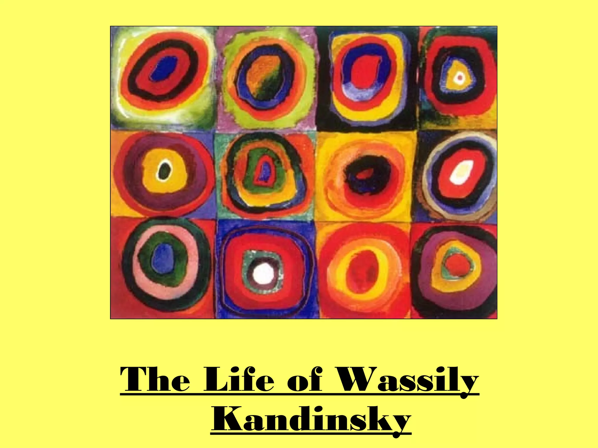 Kandinsky biography and_pictures | PPT