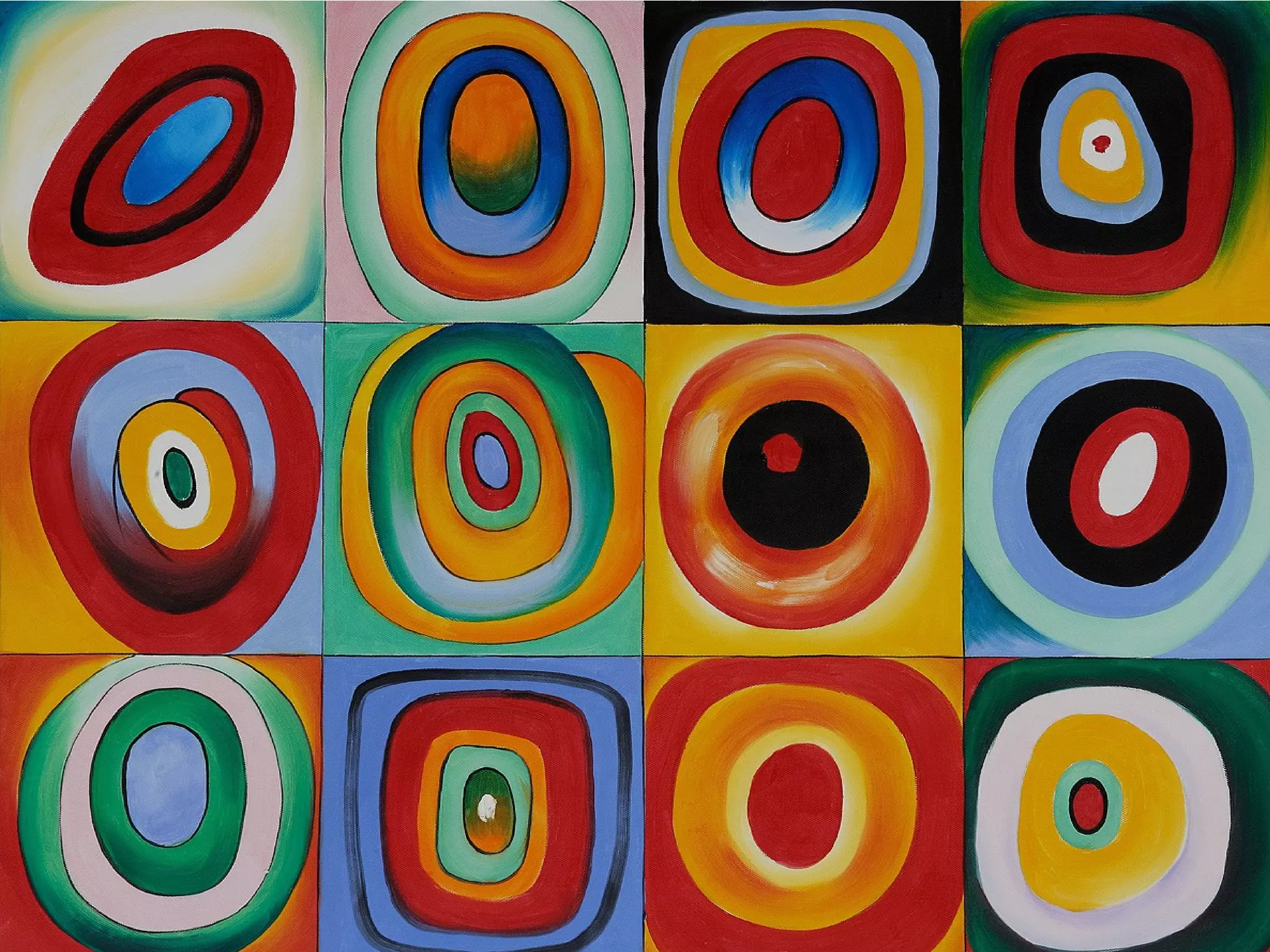 Kandinsky circle painting | PPT