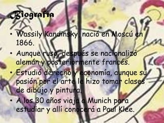 KANDISKY. Presentación Ampa | PPT