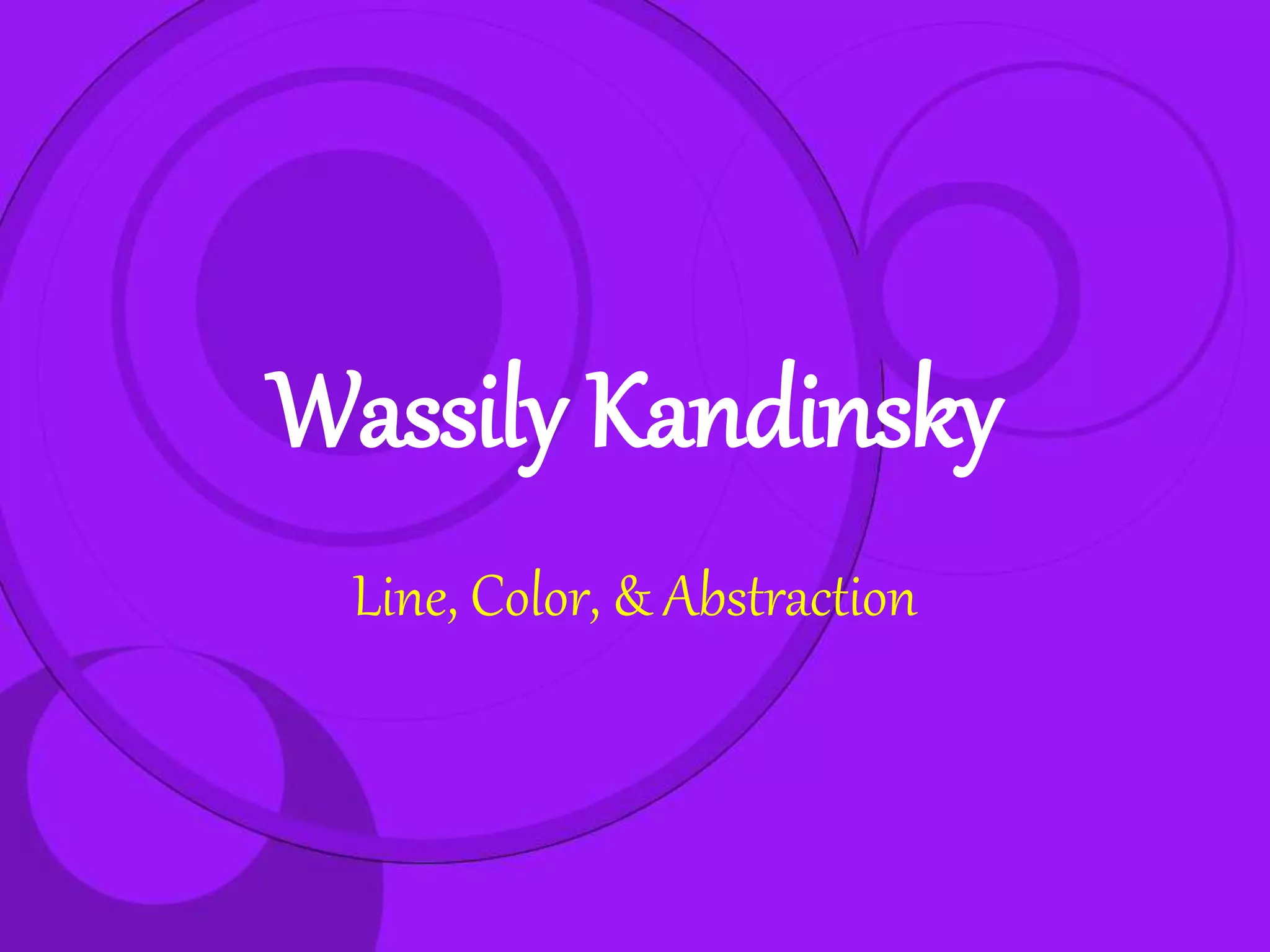 Kandinsky slideshow | PPSX