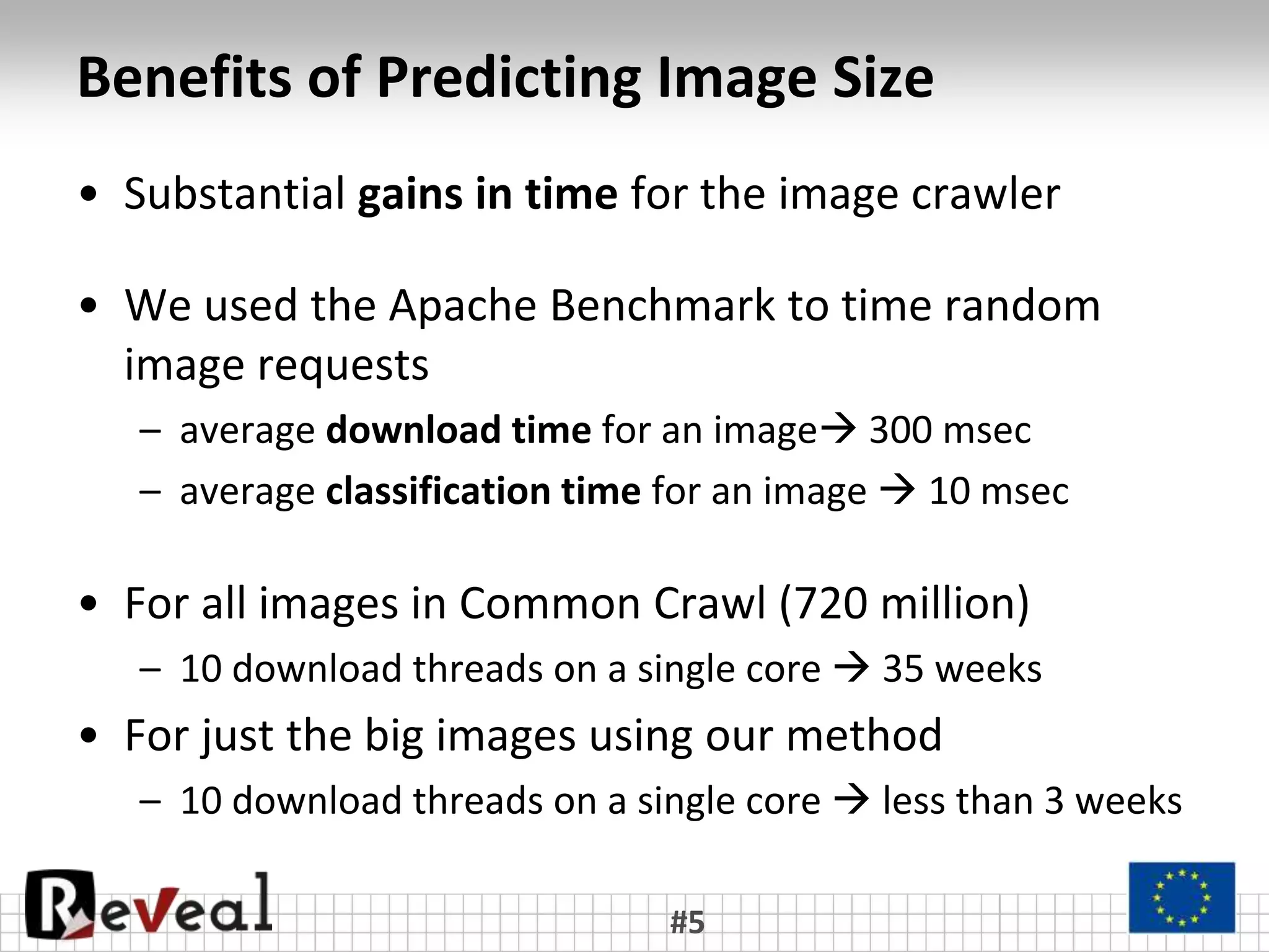 Web image size prediction for efficient focused image crawling | PPT
