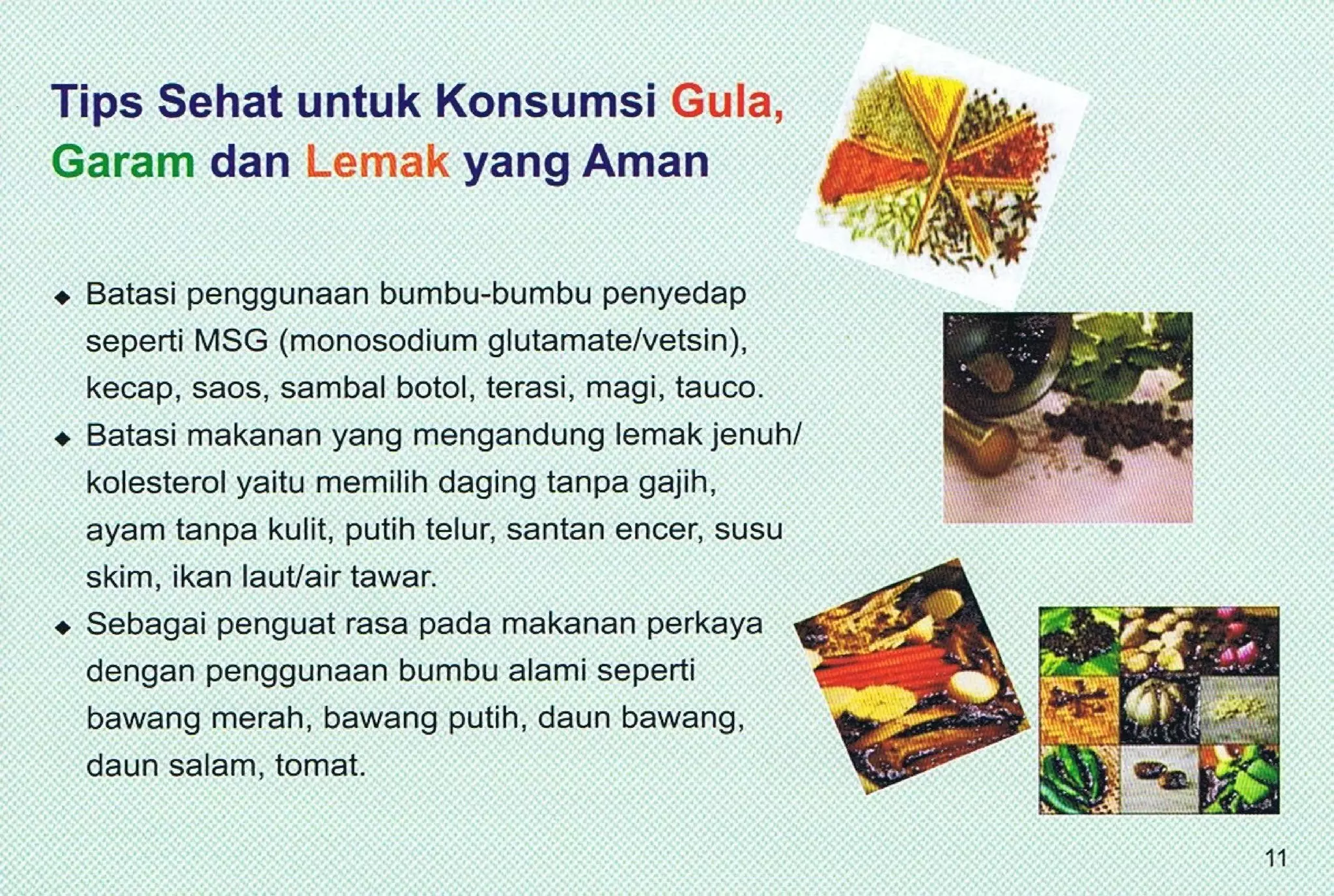 BATASI GULA GARAM LEMAK UNTUK HIDUP SEHAT TERHINDAR DARI PENYAKIT TIDAK ...