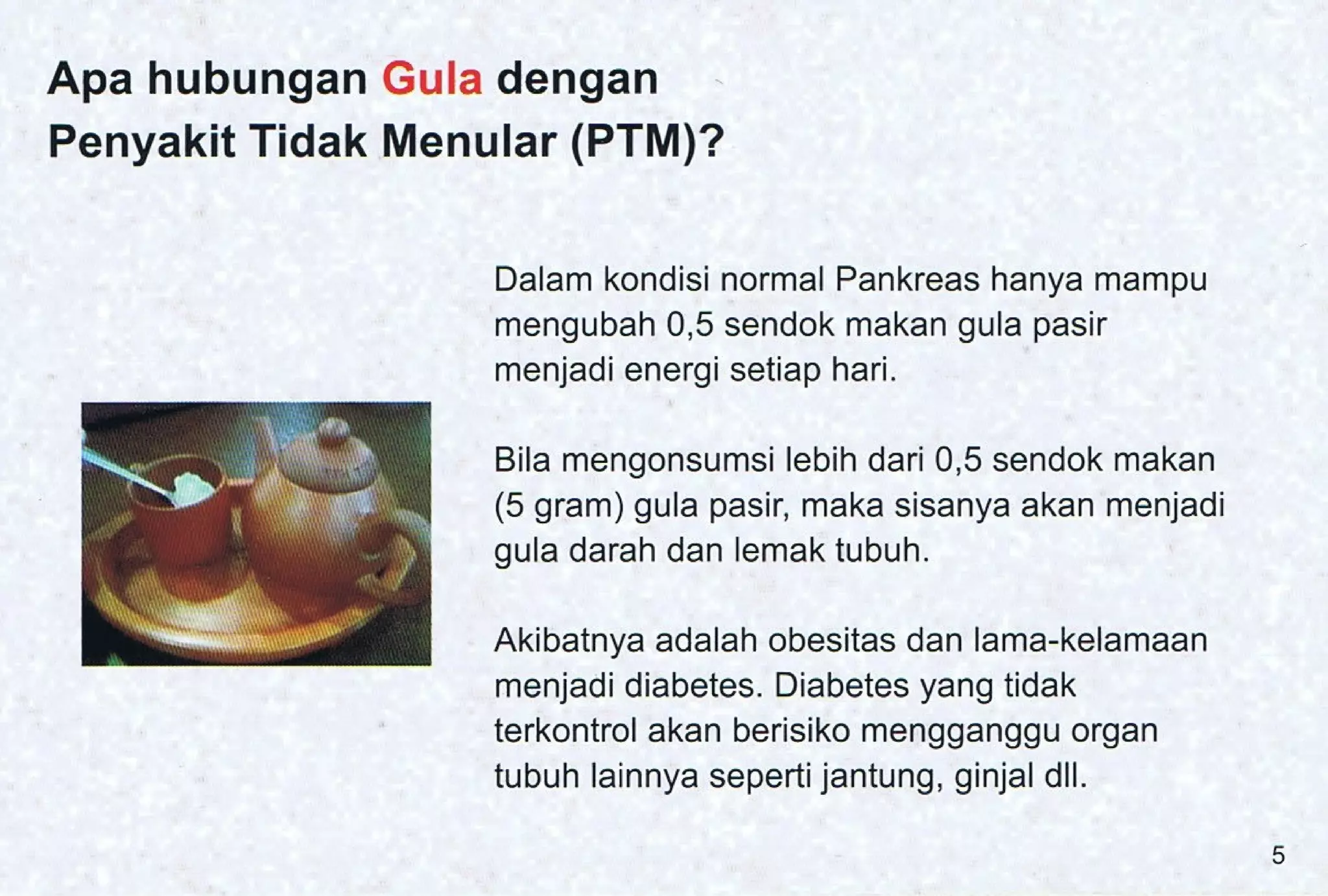 BATASI GULA GARAM LEMAK UNTUK HIDUP SEHAT TERHINDAR DARI PENYAKIT TIDAK ...