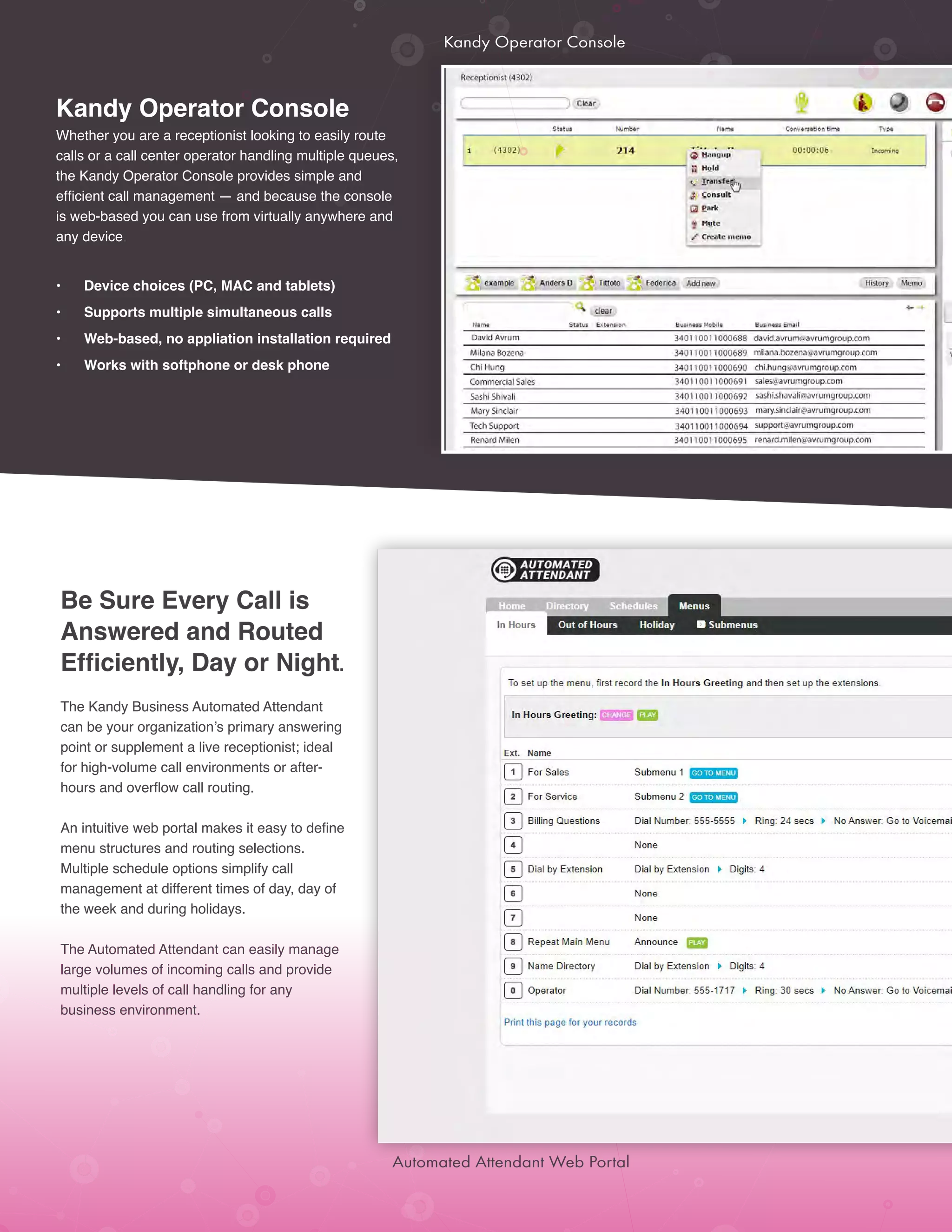 Kandy business solutions brochure north america | PDF