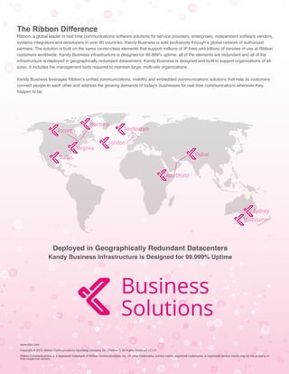 Kandy business solutions brochure north america | PDF