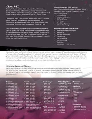 Kandy business solutions brochure north america | PDF