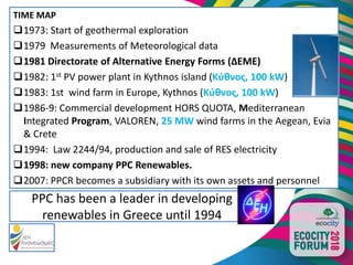 PPC's History & Vision for Renewable Energy | PDF