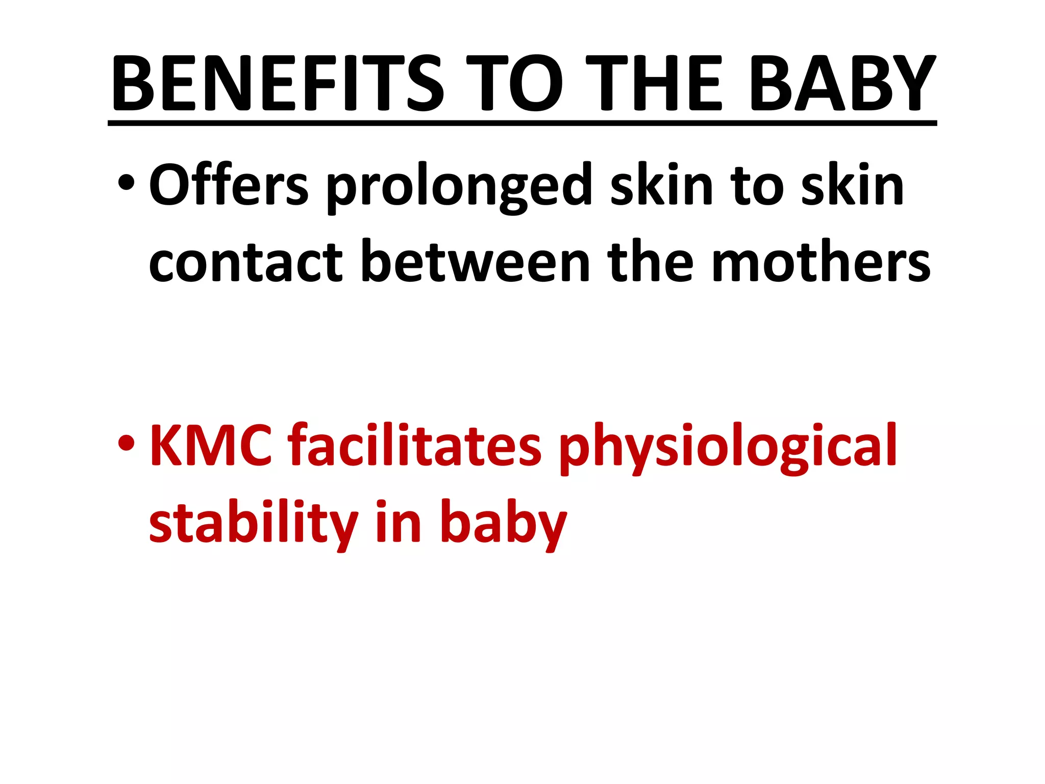 KANGAROO MOTHER CARE -DETAILED | PPTX