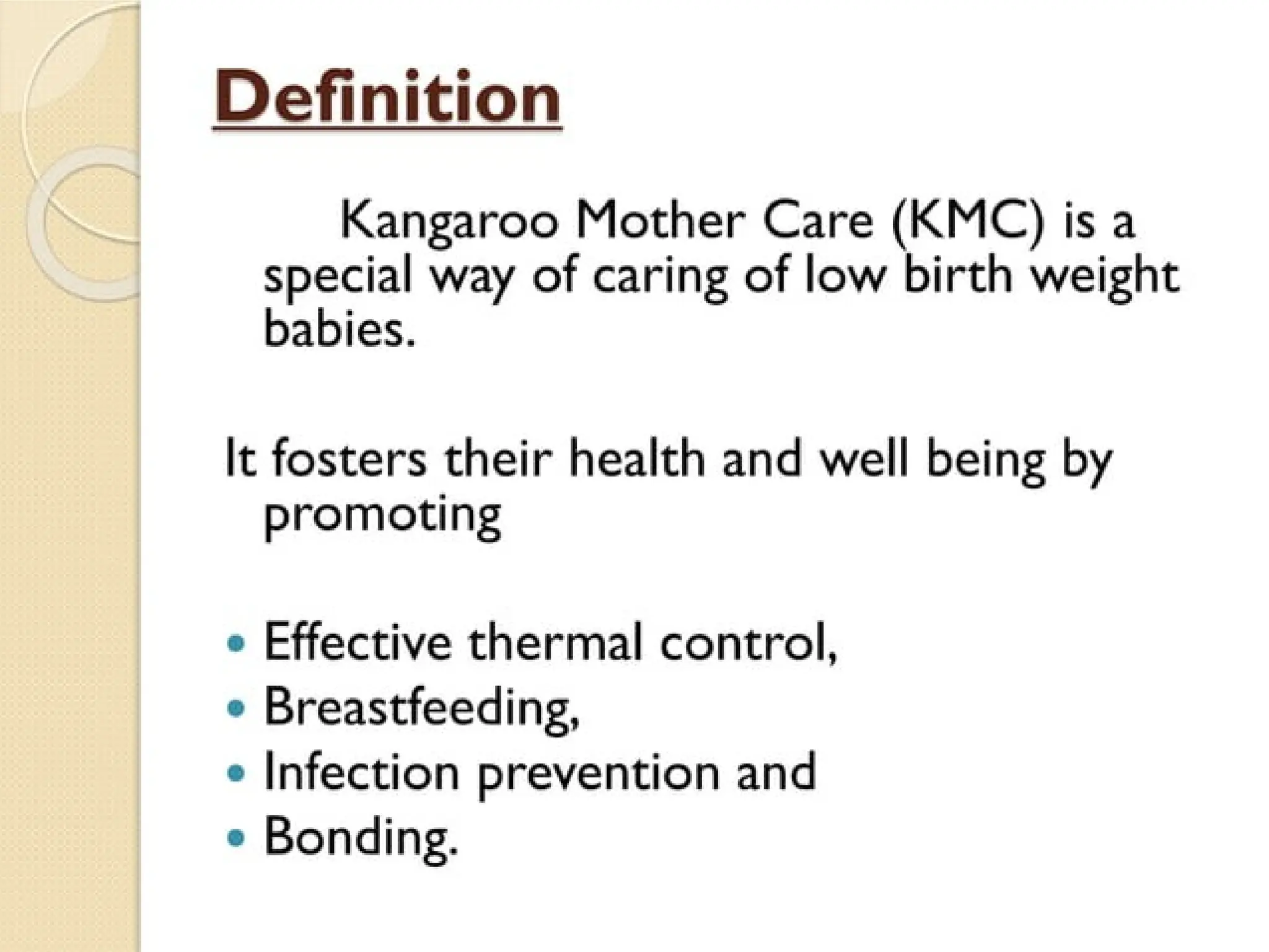 KANGAROO MOTHER CARE/ KMC .pptx