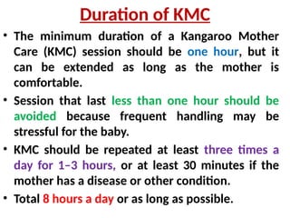KANGAROO MOTHER CARE/ KMC .pptx