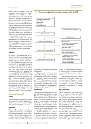 Kangaroo Mother Care: systematic review. Metodologia Mãe Canguru: uma revisão sistemática de ...