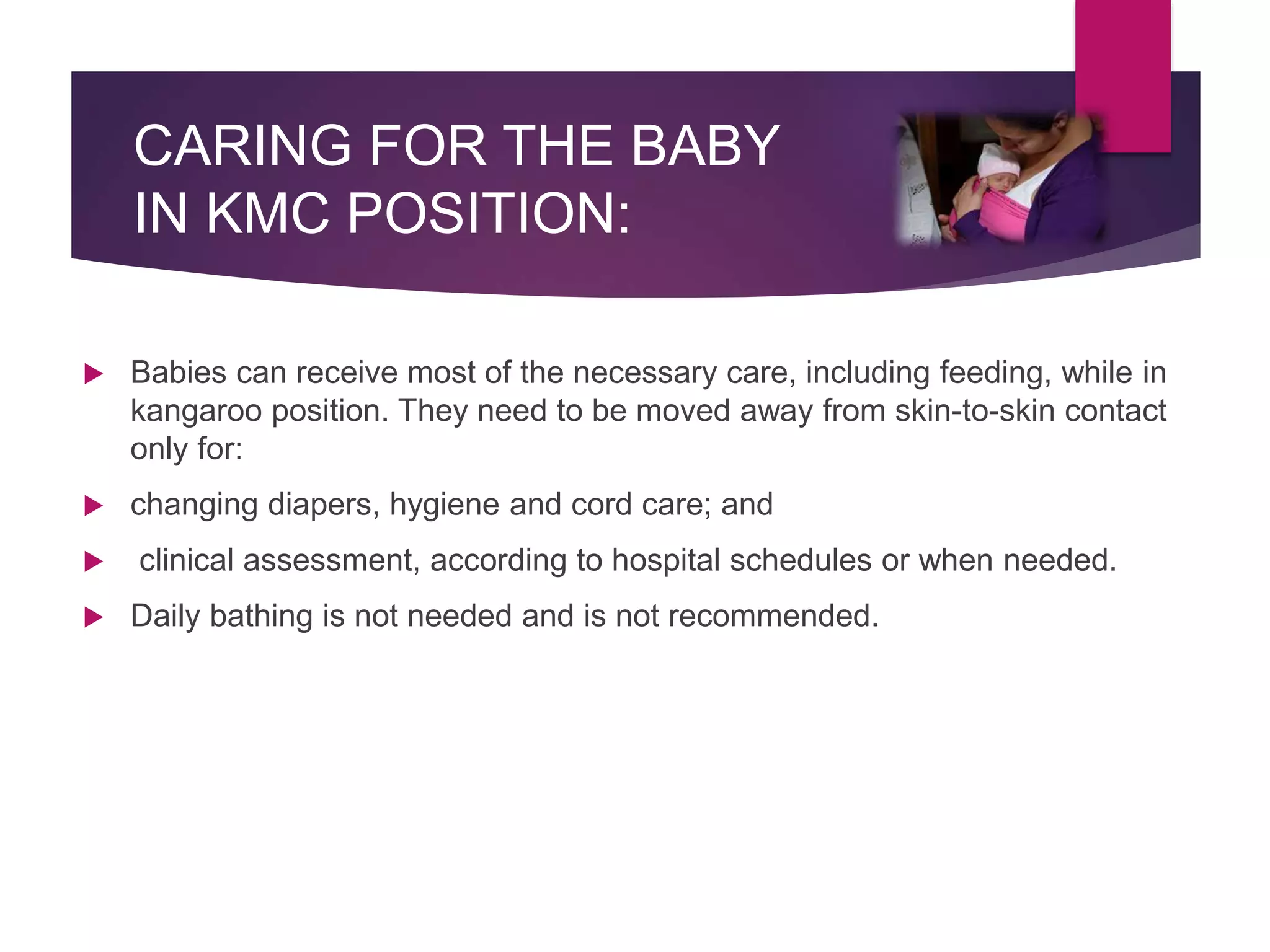 Kangaroo mother care (KMC) | PPTX