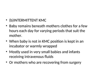 KANGAROO MOTHER CARE FOR NURSING (KMC).ppt