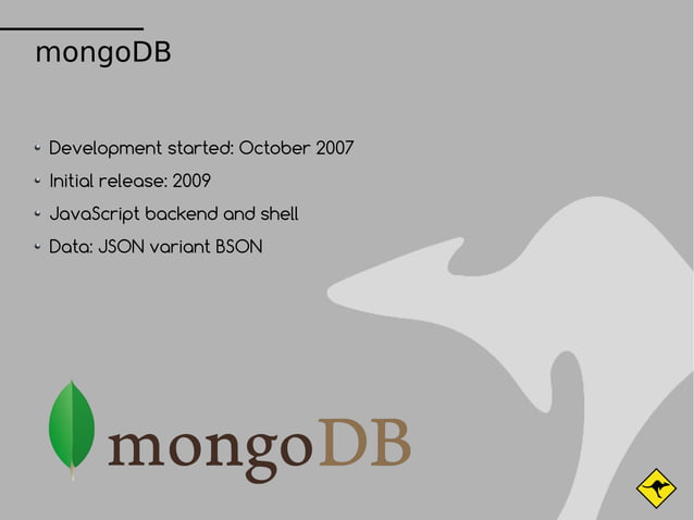 Introduction to mongoDB | PPT