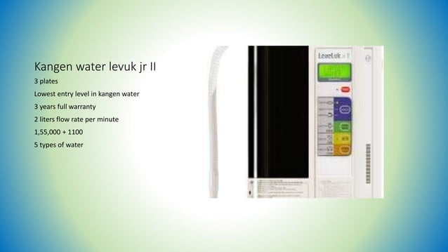 Kangen water machine price in india from enagic co of japan | PPTX