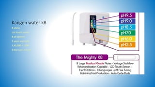 Kangen water machine price in india from enagic co of japan | PPTX