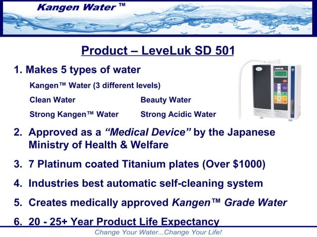 Kangen Water Presentation | PPT