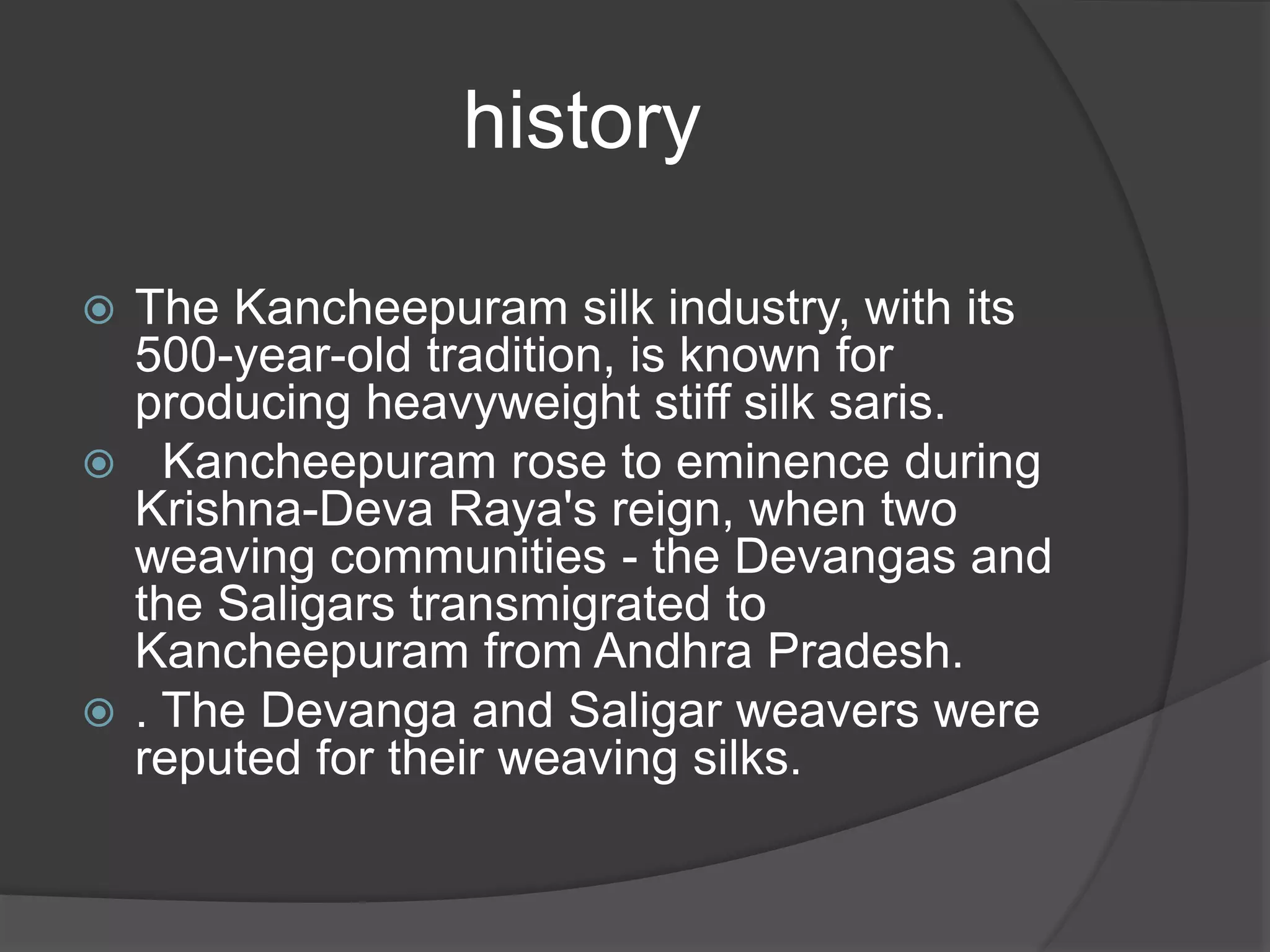KANCHIPURAM SAREES | PPTX