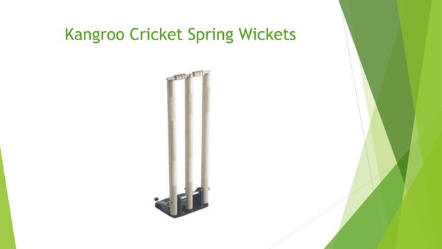 Kangroo cricket spring wickets | PPTX