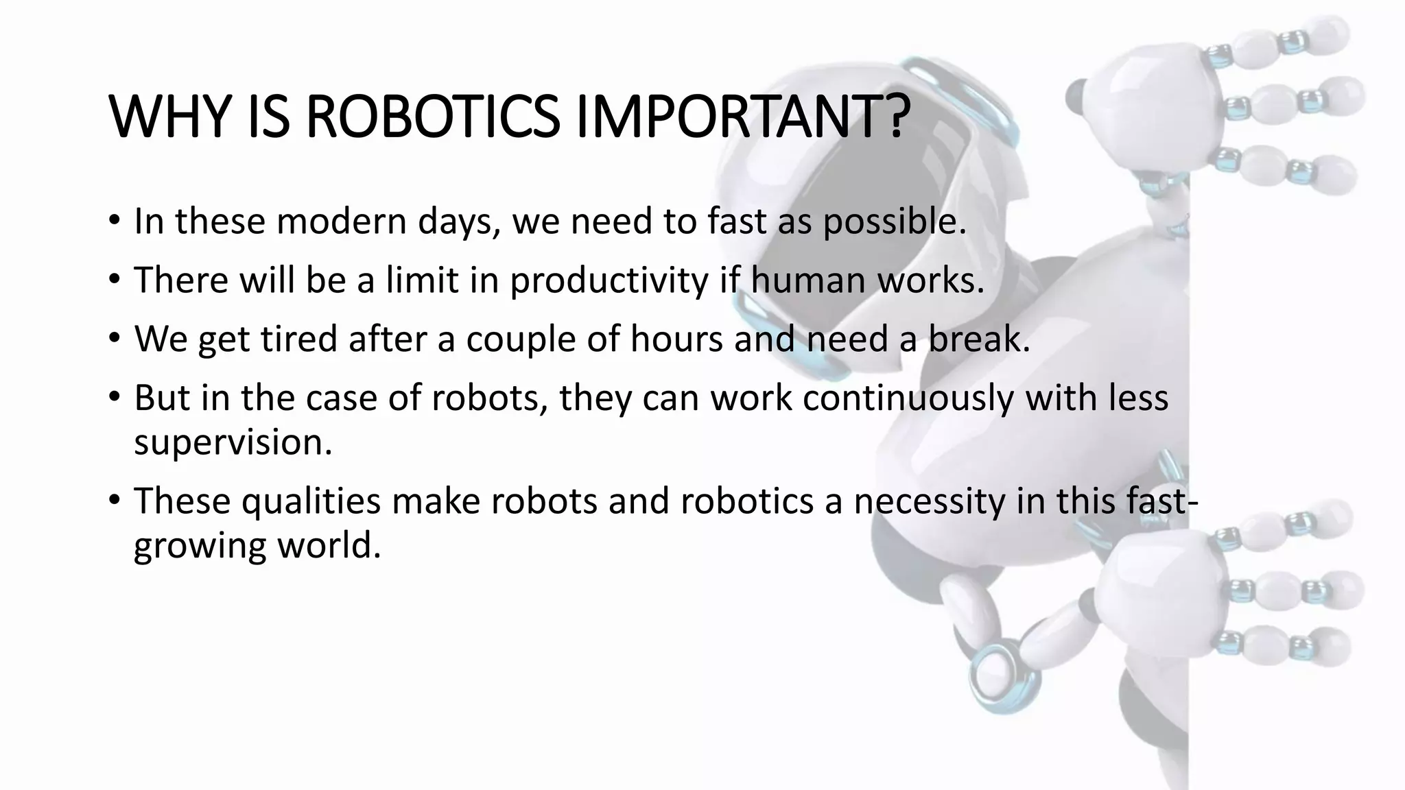 ARTIFICIAL INTELLIGENCE & ROBOTICS | PPTX