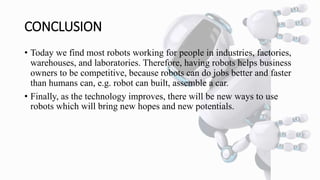ARTIFICIAL INTELLIGENCE & ROBOTICS | PPTX