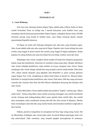 Kanibalisme suku asmat | PDF