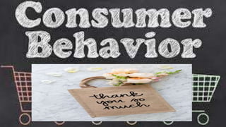 Consumer Behaviour introduction and Determinants | PPTX