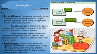 Consumer Behaviour introduction and Determinants | PPTX
