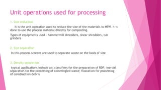 waste disposal and processing | PPT