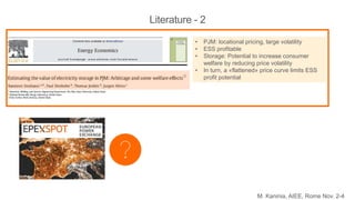 Spot trading profits of electricity storage systems in the region ...