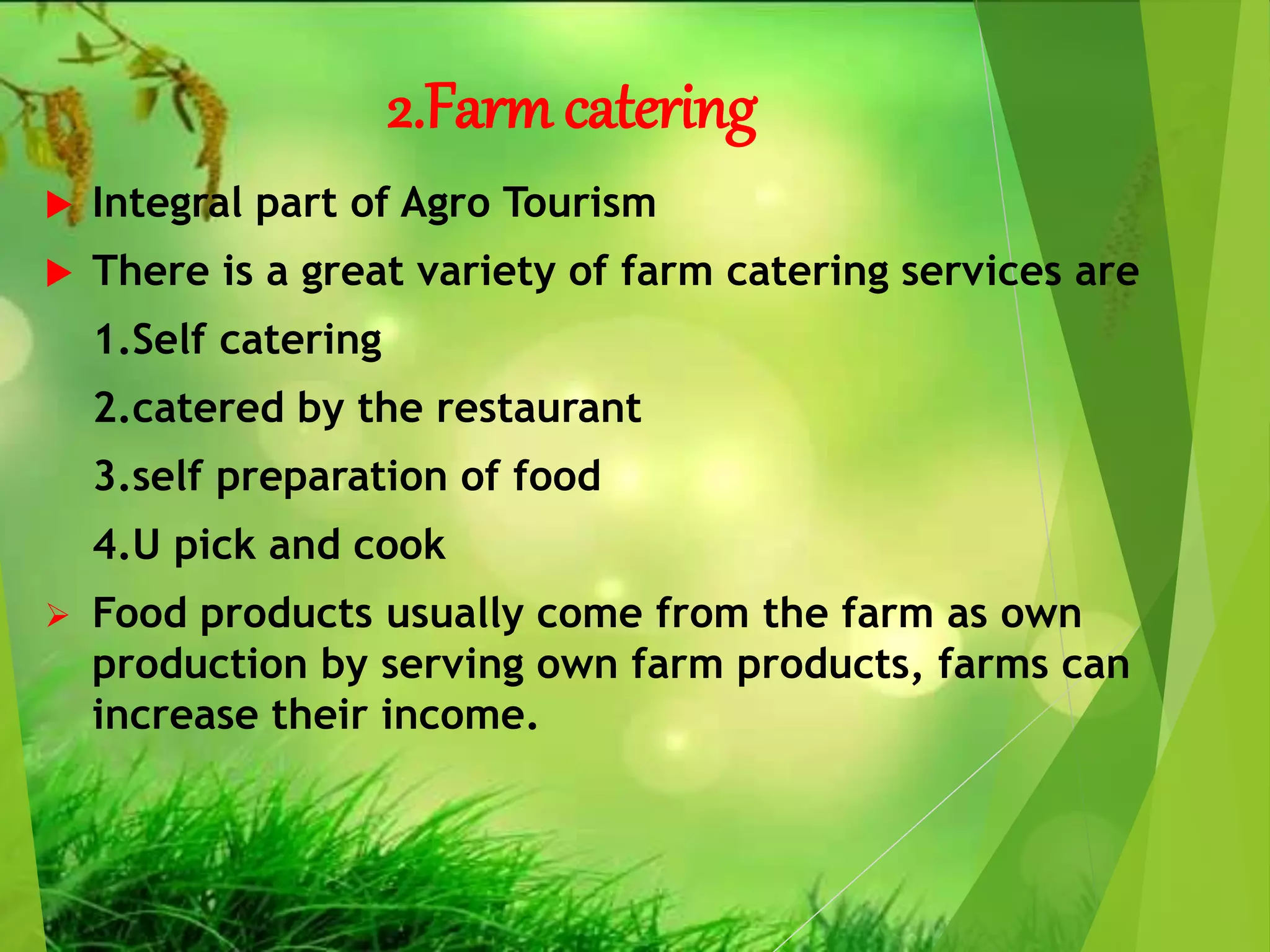 Agro tourism | PPTX