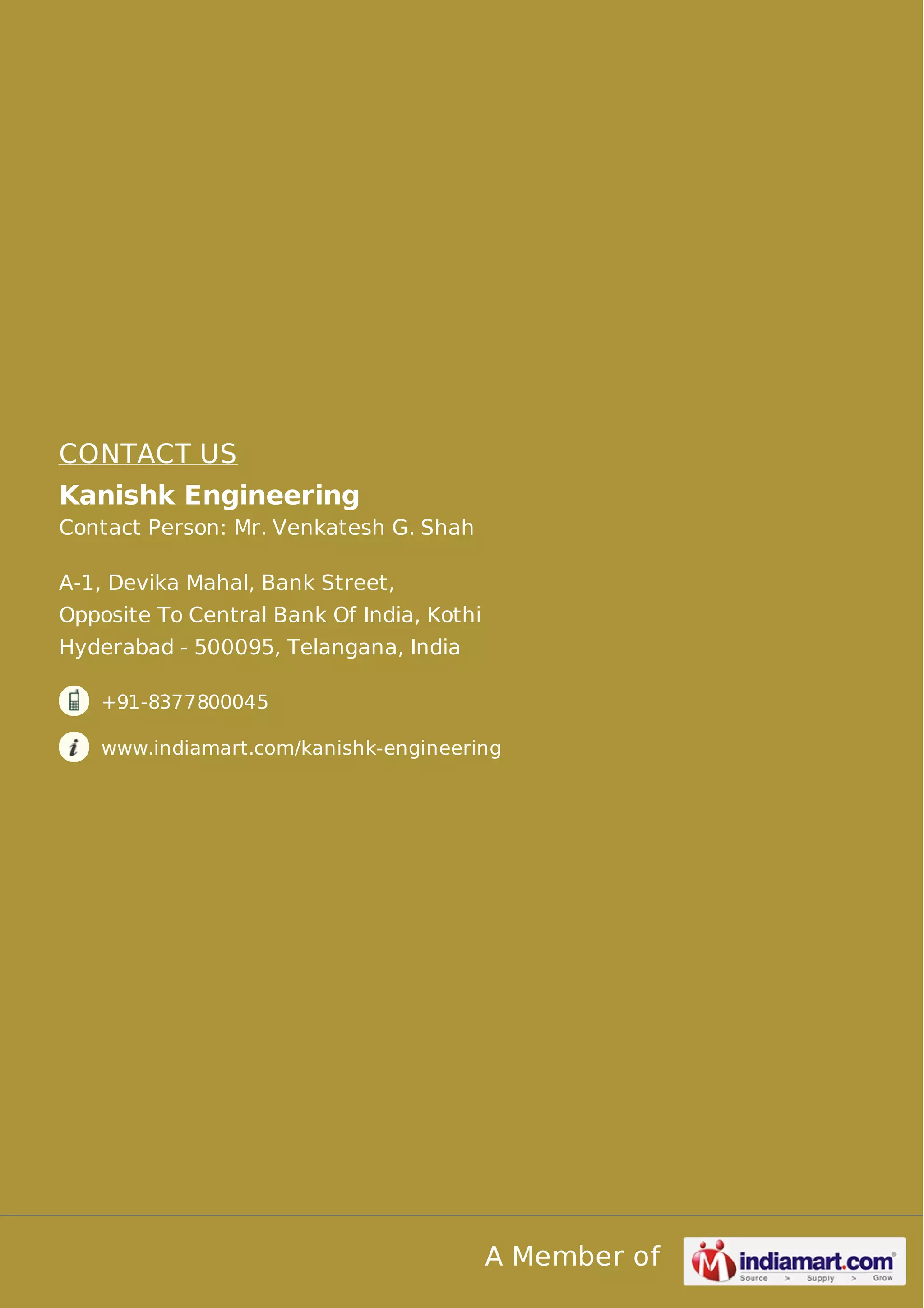 Kanishk engineering | PDF