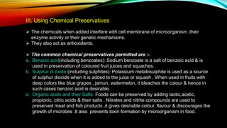 METHODS OF FOOD PRESERVATIONS FOOD SAFETY ISSUES | PPTX