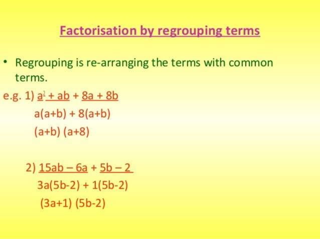factorisation maths PPT by kanishk schdeva class 8th | PPTX