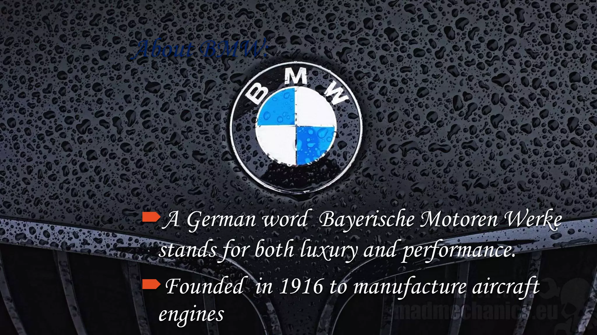 Bmw Case Study Pptx