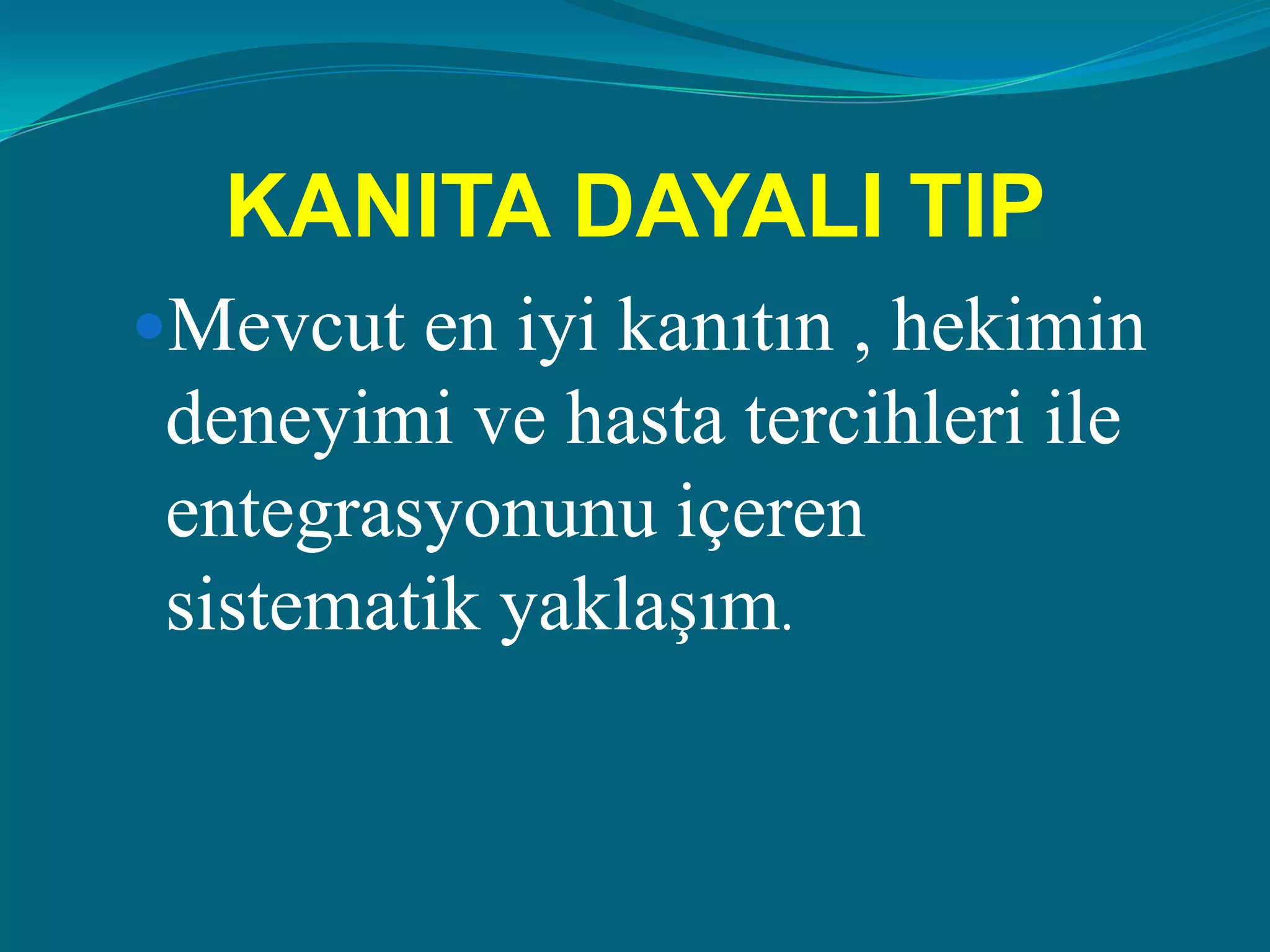 Kanita Dayali Tip | PPT