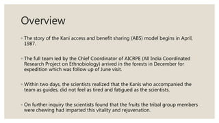 Kani tribe: The Jivani case | PPTX