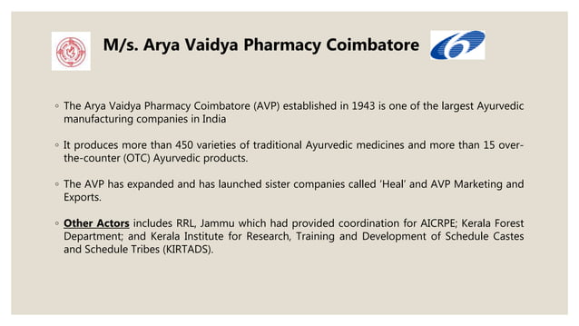 Kani tribe: The Jivani case | PPTX | Pharmaceutical Drugs | Medical Health