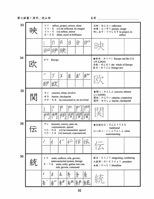 Kanji Workbook for Intermediate Japanese (Yukie Aida, Junko Hatanaka ...