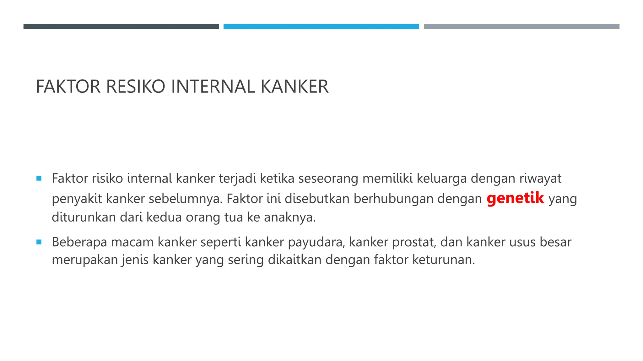 MACAM - MACAM KANKER YANG SERING TERJADI DI INDONESIA | PPTX