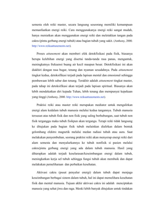 Kanker dan terapi komplementer reiki | PDF