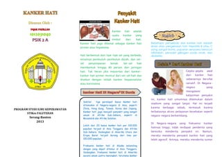 Leaflet Kanker hati | DOCX