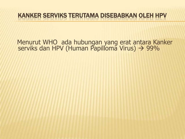 Kanker Leher Rahim dan Pencegahannya | PPTX