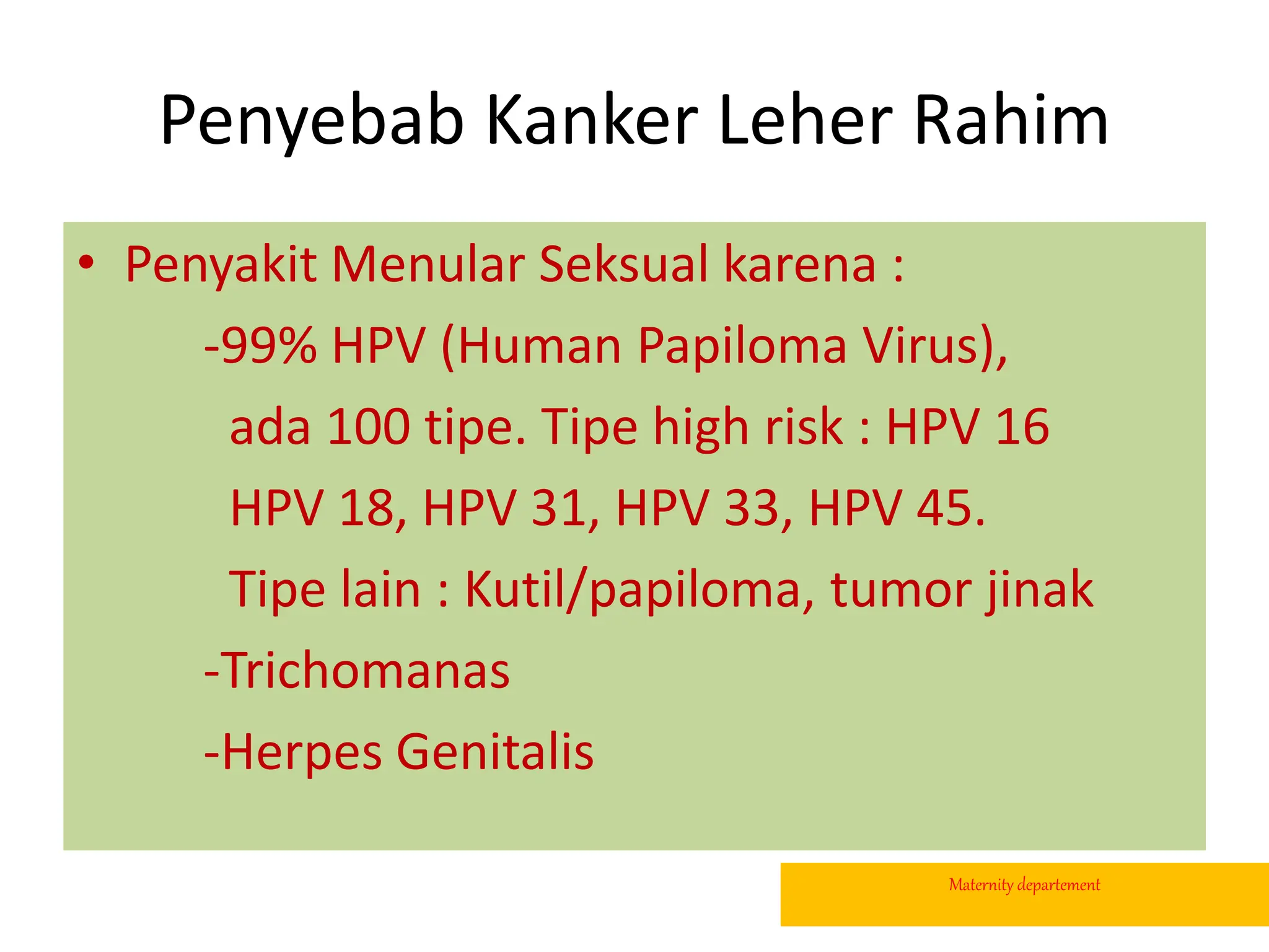 Konsep tata laksana Kanker Leher Rahim Papsmear & IVA.ppt