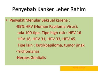 Konsep tata laksana Kanker Leher Rahim Papsmear & IVA.ppt