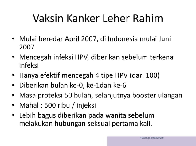 Konsep tata laksana Kanker Leher Rahim Papsmear & IVA.ppt