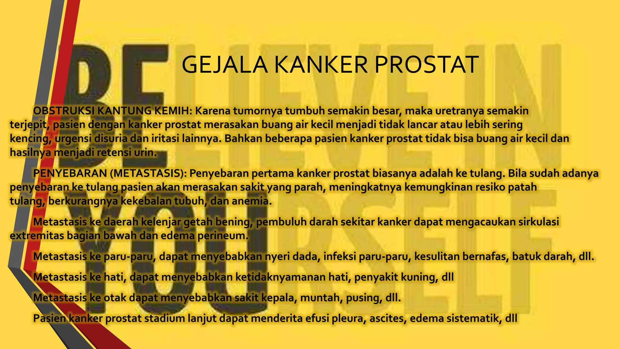 Kanker prostat | PPTX