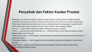 Kanker prostat | PPTX